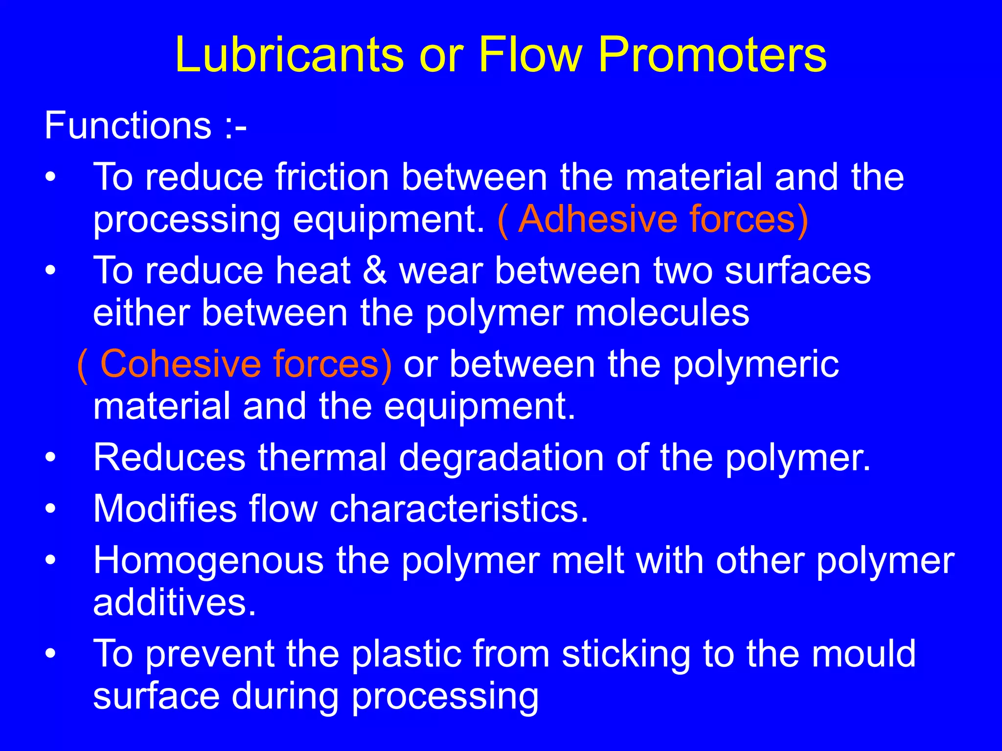 additives.ppt | Chemistry | Science