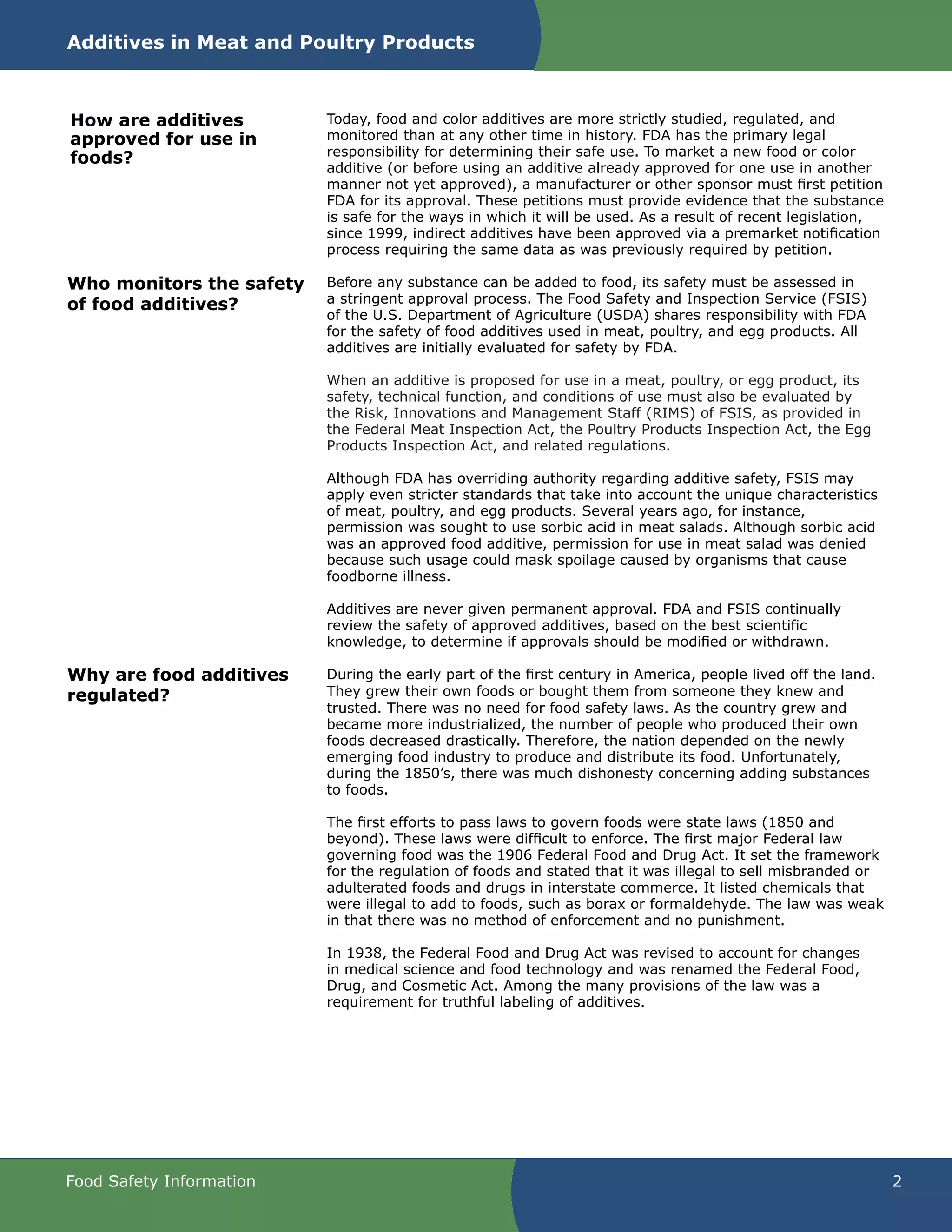 Additives in-meat-and-poultry-products | PDF