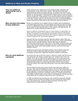 Additives in-meat-and-poultry-products | PDF