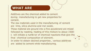 building construction and materialsadditives and admixtures.pptx