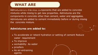 building construction and materialsadditives and admixtures.pptx