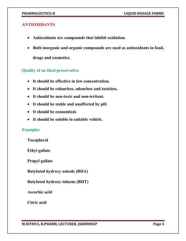ADDITIVES or EXCIPIENTS USED IN LIQUID DOSAGE FORM.pdf