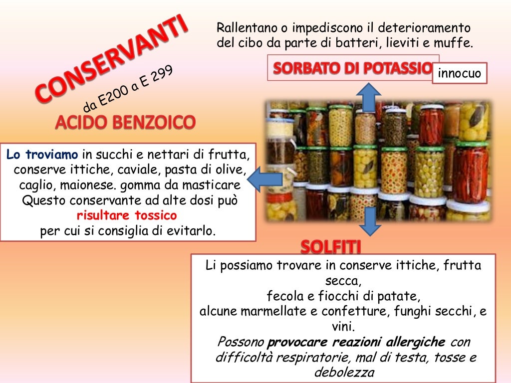 Additivi alimentari