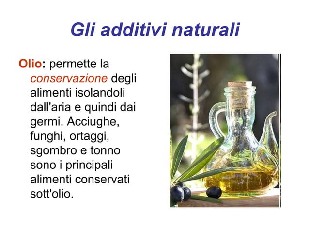 Additivi alimentari | PPT | Food & Drink