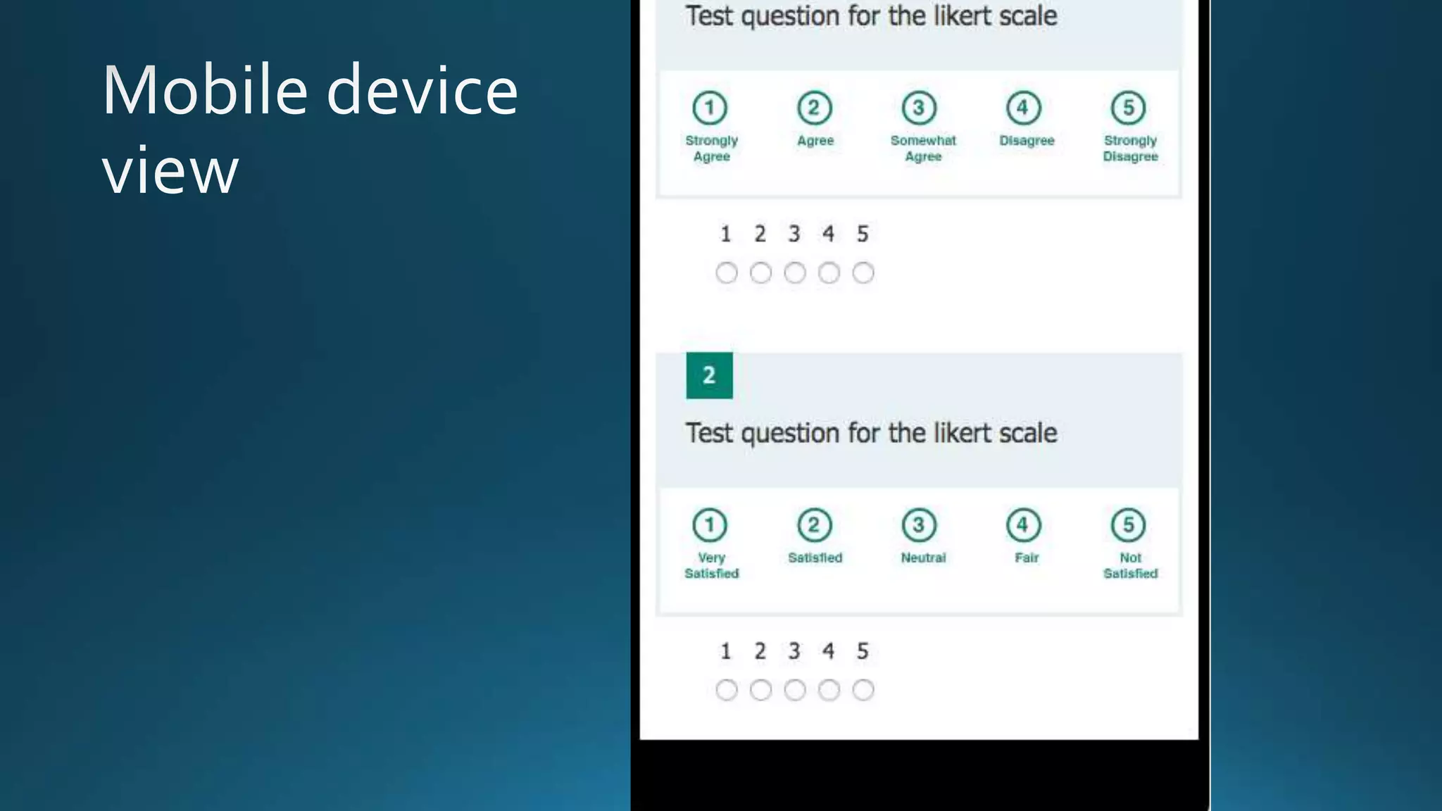 Add likert scale to microsoft forms | PPTX
