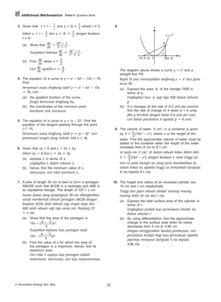 [Add math f4] question bank pelangi | PDF