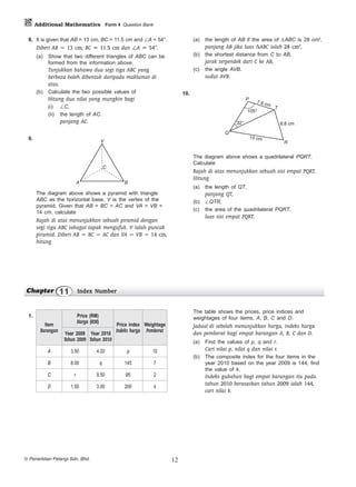 [Add math f4] question bank pelangi | PDF