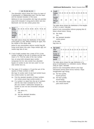 [Add math f4] question bank pelangi | PDF