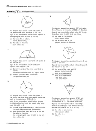 [Add math f4] question bank pelangi | PDF