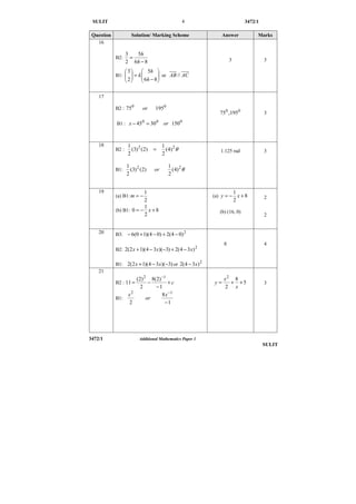 Add Maths 1 | PDF