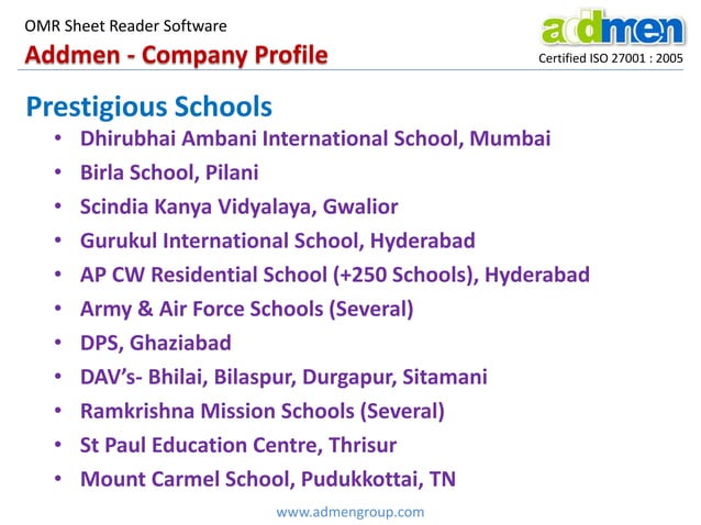 Addmen company profile 14.1 | PPT