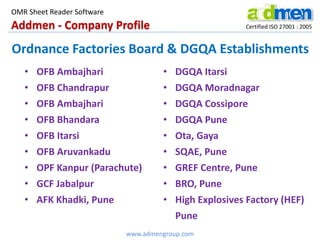 Addmen company profile 14.1 | PPT