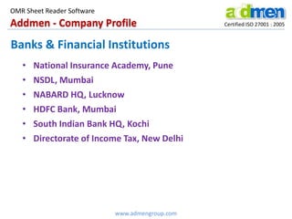 Addmen company profile 14.1 | PPT