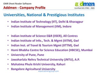 Addmen company profile 14.1 | PPT