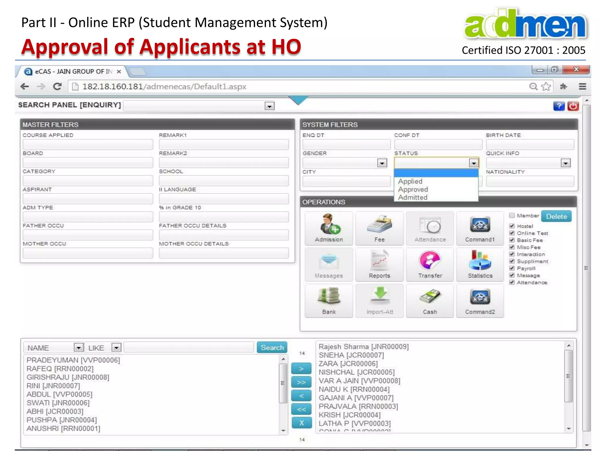 omrformreader - Addmen omr ecas admission 13.3 | PPTX