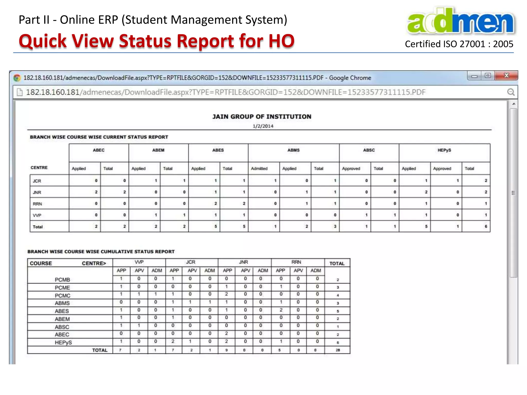 omrformreader - Addmen omr ecas admission 13.3 | PPTX