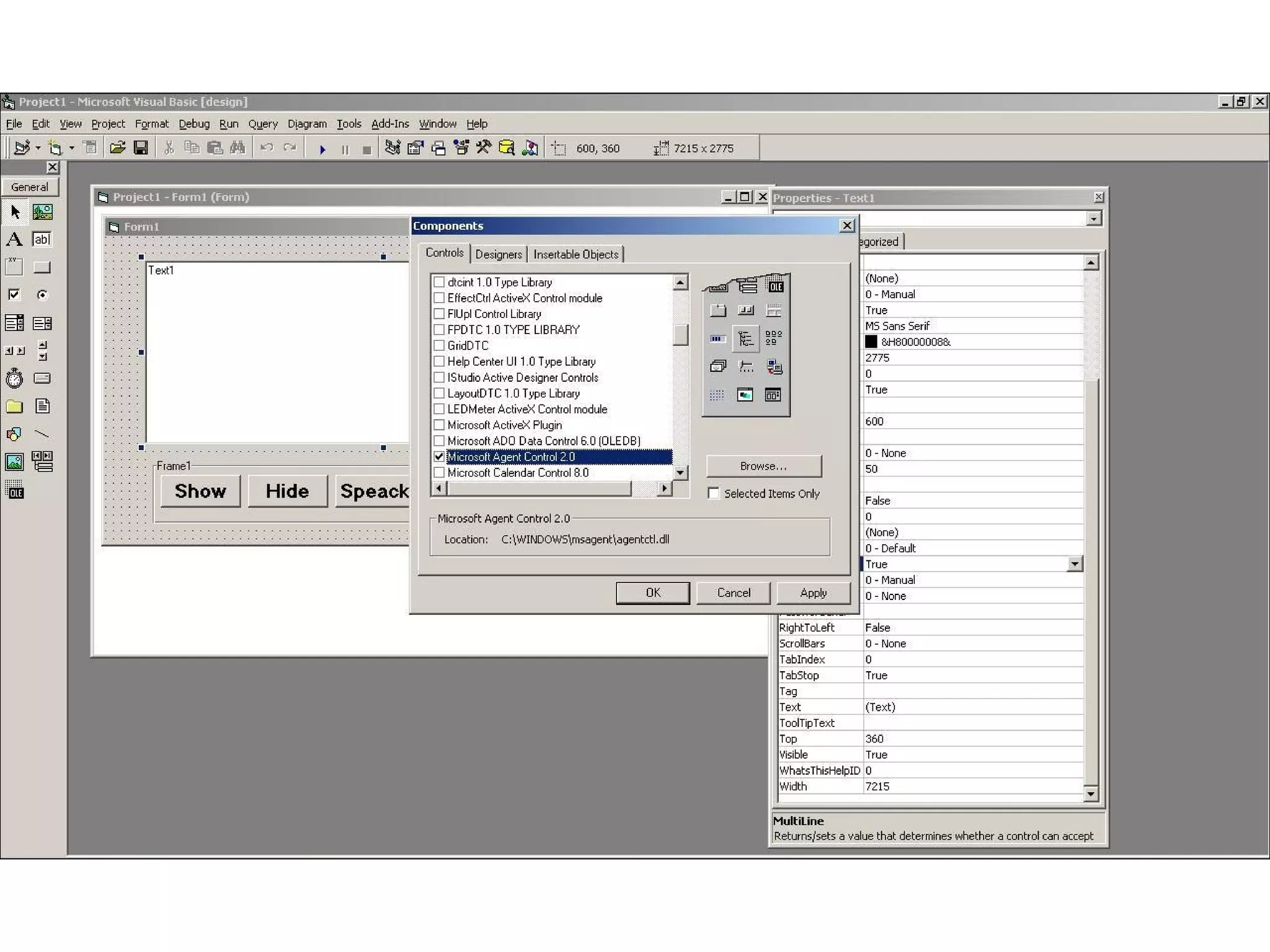 visual basic 6 Add Merlin | PPT