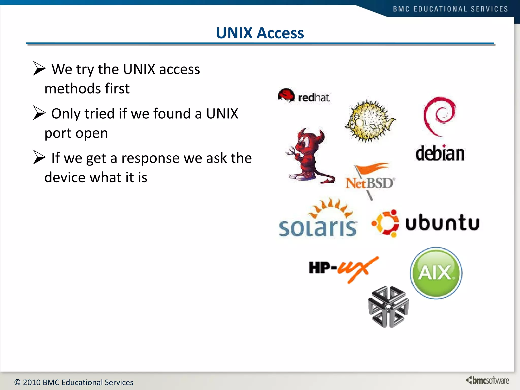 Addmi 13-discovery overview | PPT | Operating Systems | Computer Software and Applications