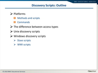 Addmi 15-discovery scripts | PPT