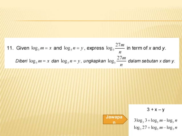 Add mth spm set 2 kertas 1 | PPT