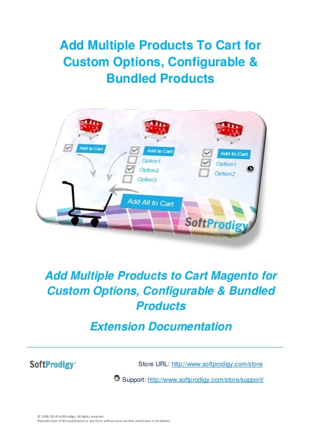 Add Multiple Products To Cart For Custom Options Configurable And Bundled Products Documentation