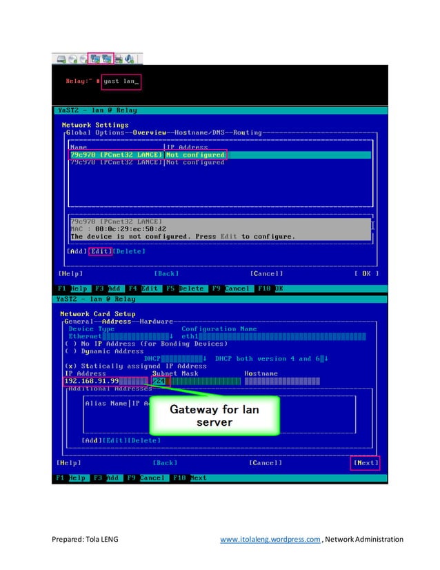 Ad, dns, dhcp, file server