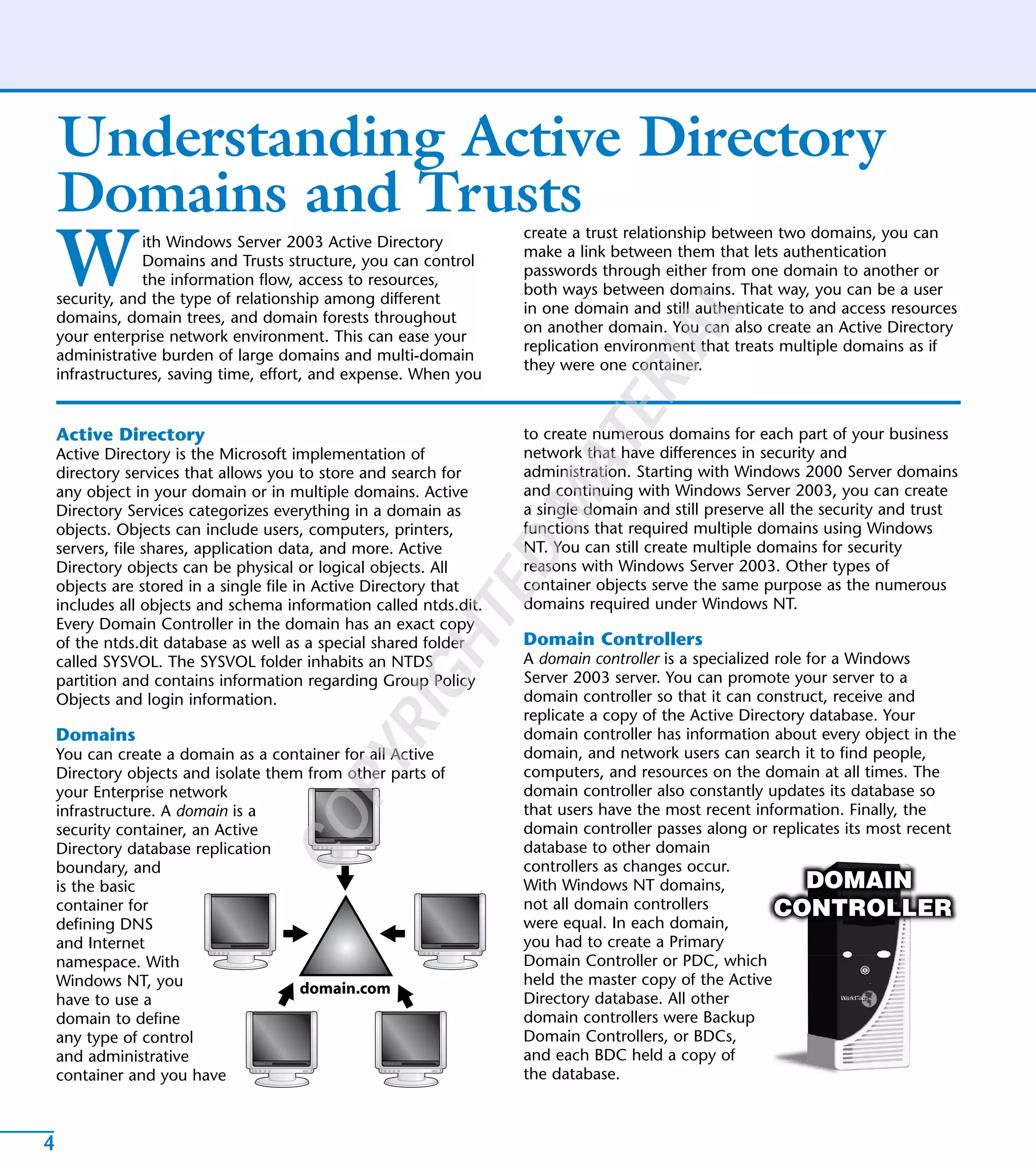 Ad domain n trust | PDF