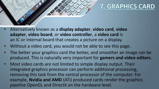 Expansion card or Add on card Power point Presentation. | PPTX