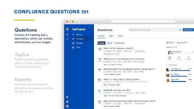 Connect First, Ask Confluence Questions Later