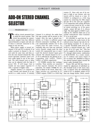 Add on stereo channel selector | PDF