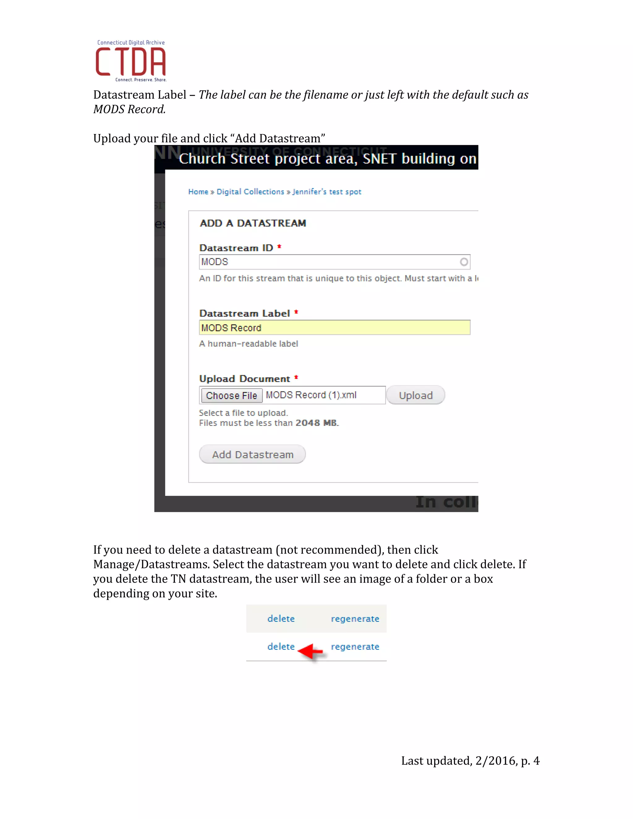 How to Add Or Replace a Datastream | PDF | Computing | Technology ...