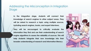 Misconception using Merrill First Principle | PPT