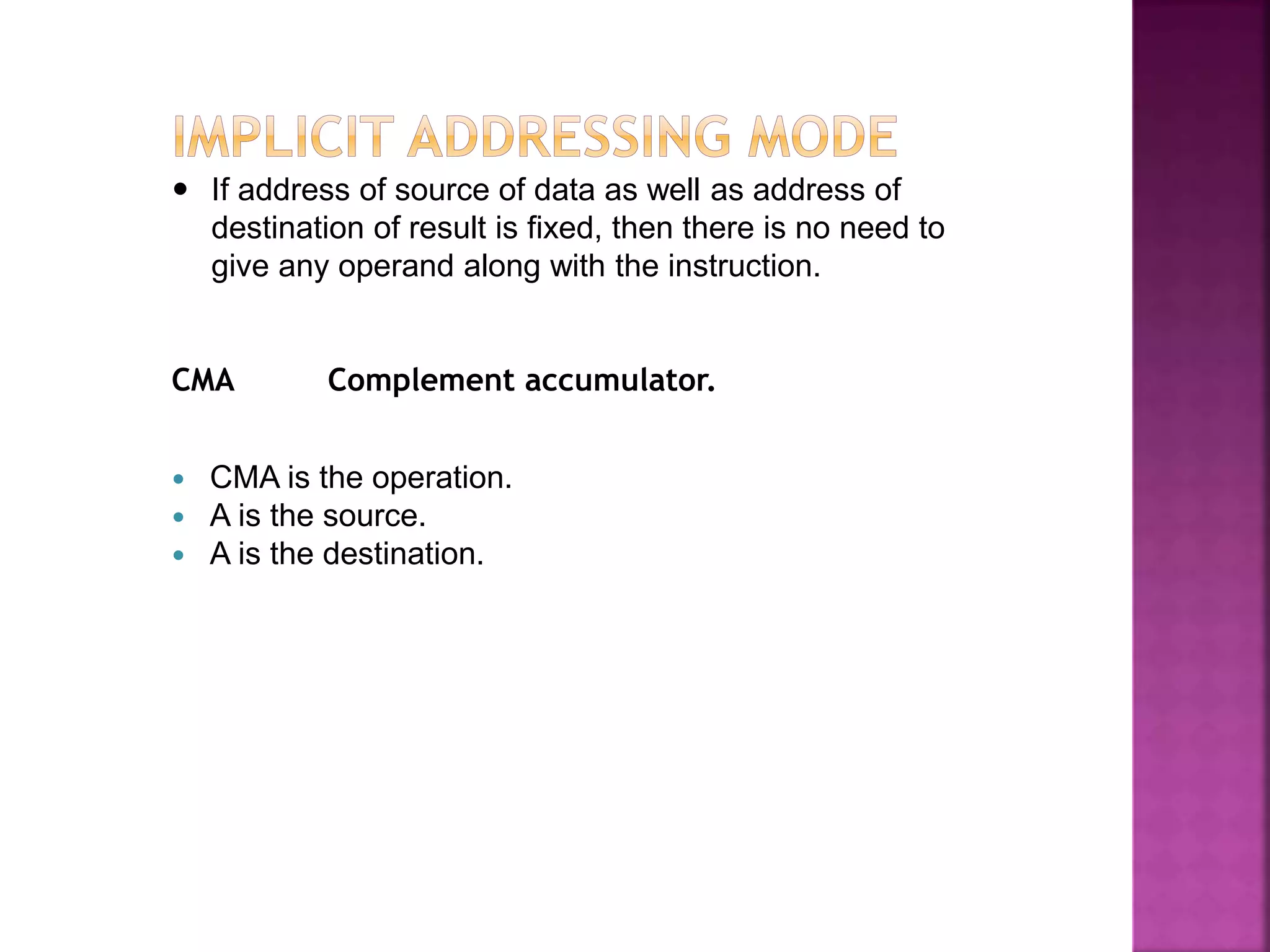 Addresing Mode And Timing Diagram Pptx