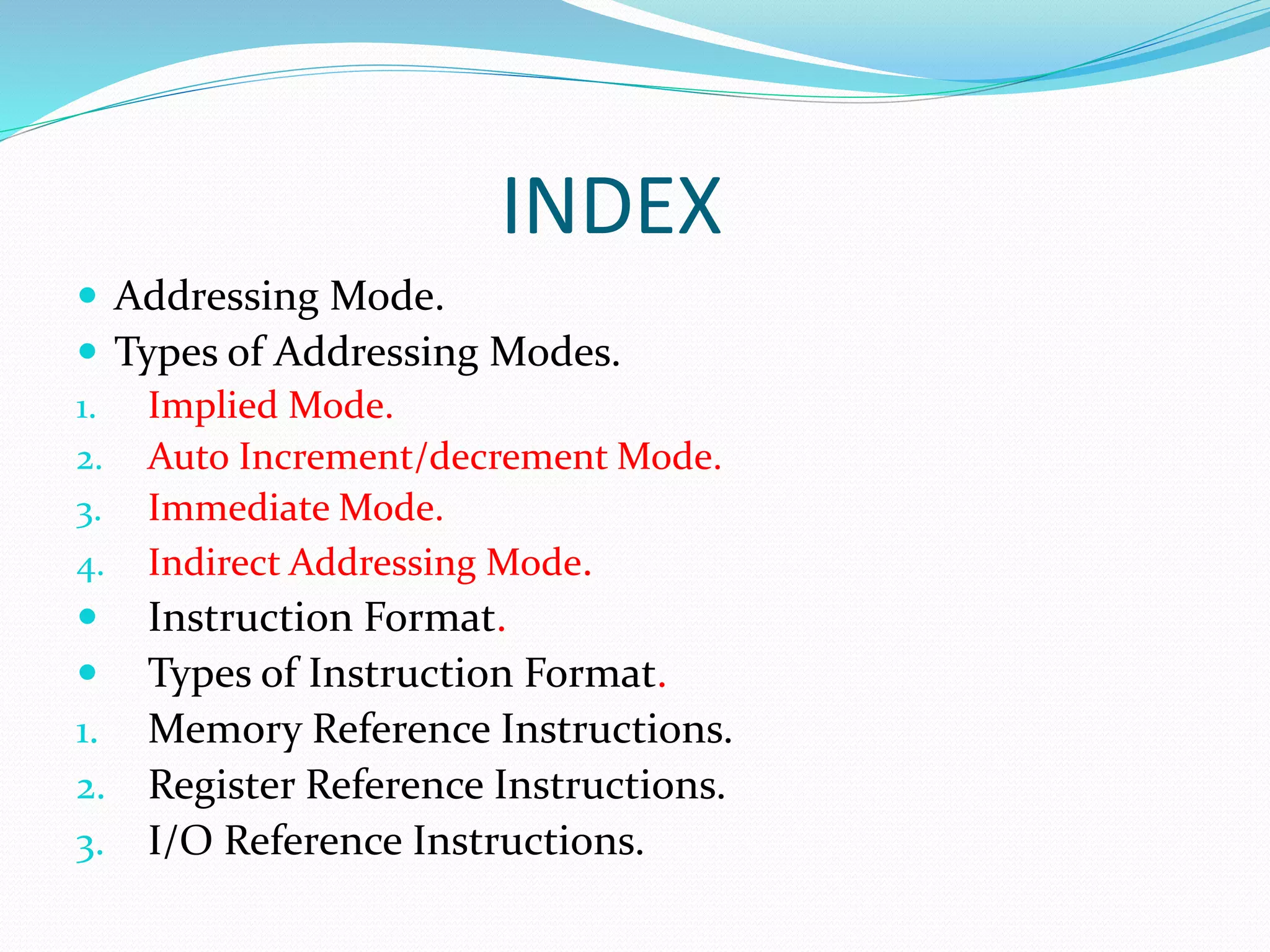 Addresing modes | PPT Addresing modes | PPT
