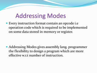 Addresing modes | PPTX