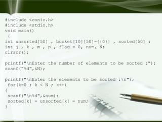 Address calculation-sort | PPT