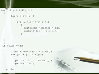 Address calculation-sort | PPT