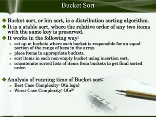 Address calculation-sort | PPT