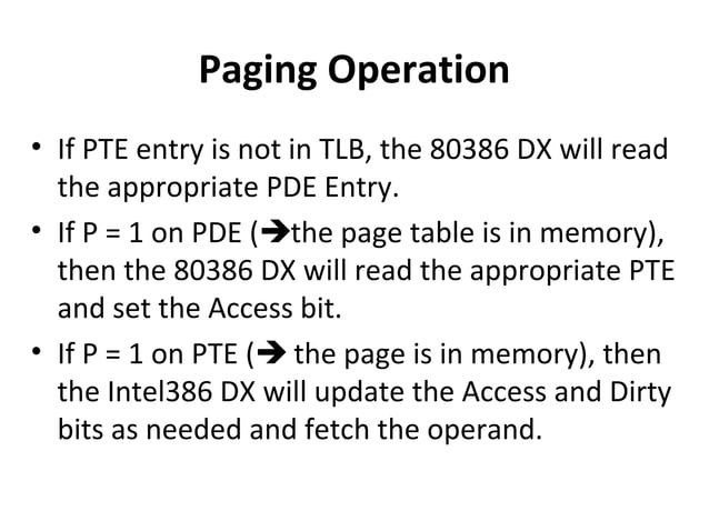 Address translation-mechanism-of-80386 by aniket bhute | PPT