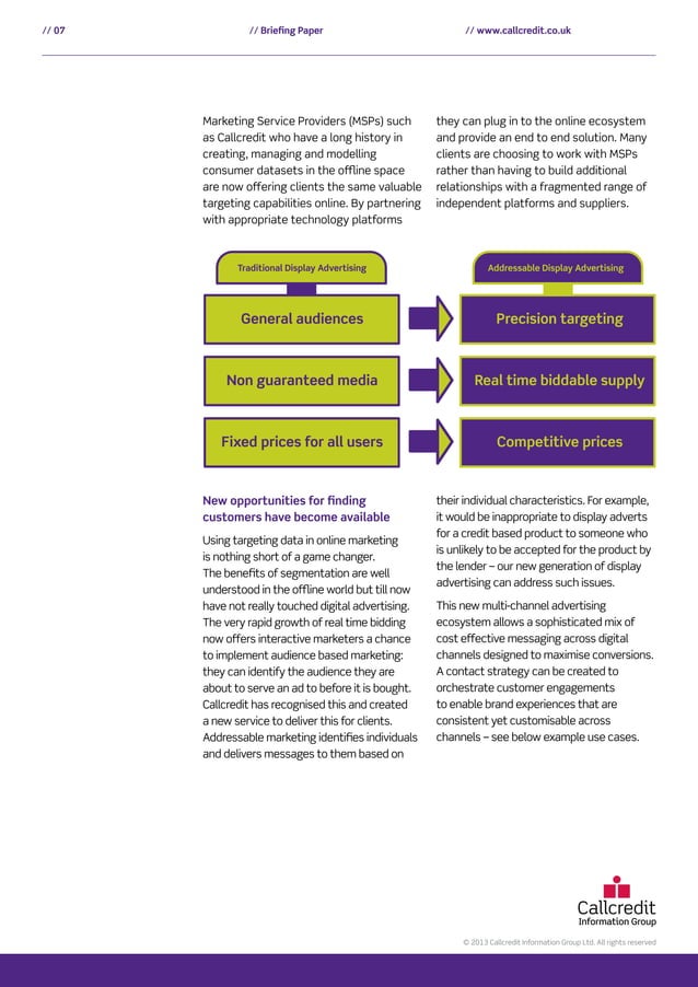 Addressable display advertising | PDF