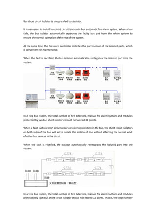 addressable fire alarm bus short circuit isolator | PDF