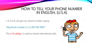 Address and phone number | PPTX