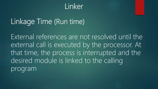 Address Binding (Load time, run time , compile time) | PPTX