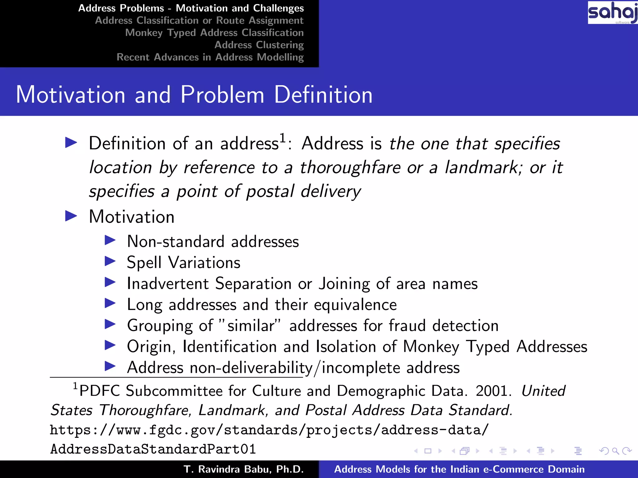 Address classification | PDF