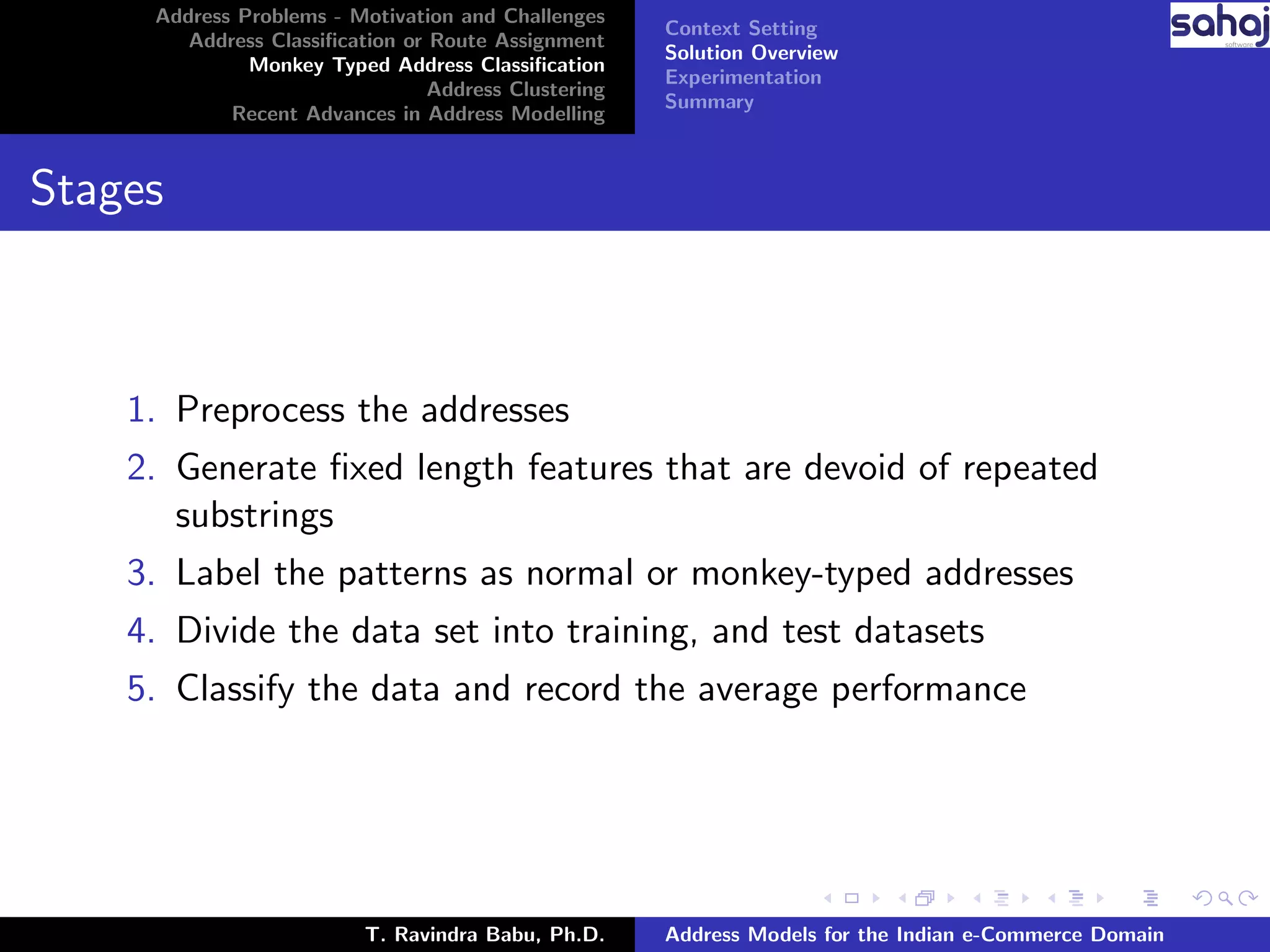 Address classification | PDF