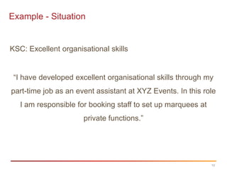 Addressing Key Selection Criteria | PPTX | Resume Writing and Advice ...