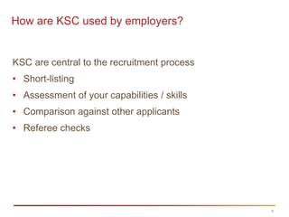 Addressing Key Selection Criteria | PPTX | Resume Writing and Advice ...