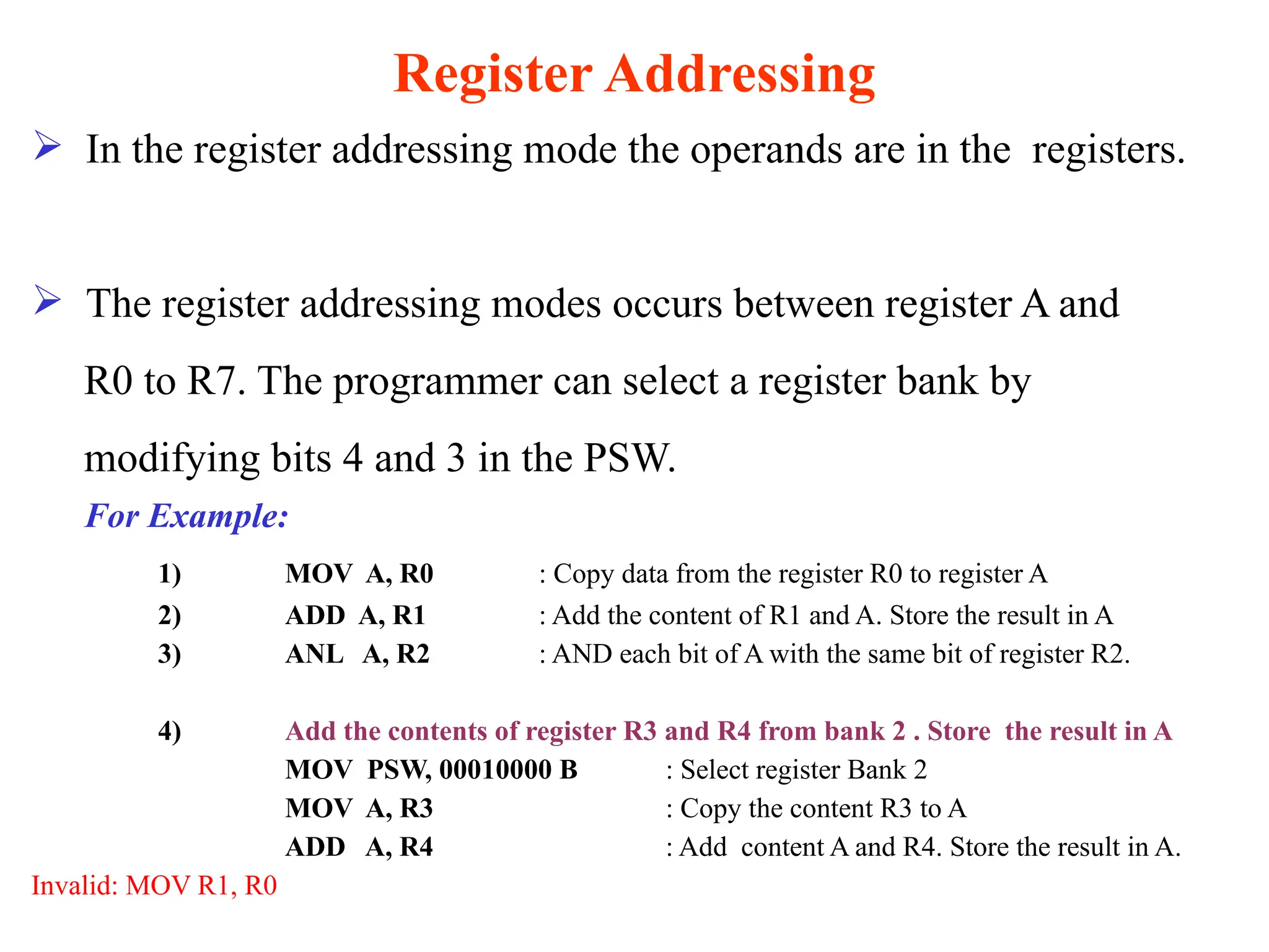 Addressing Mode Of 8051 Pdf