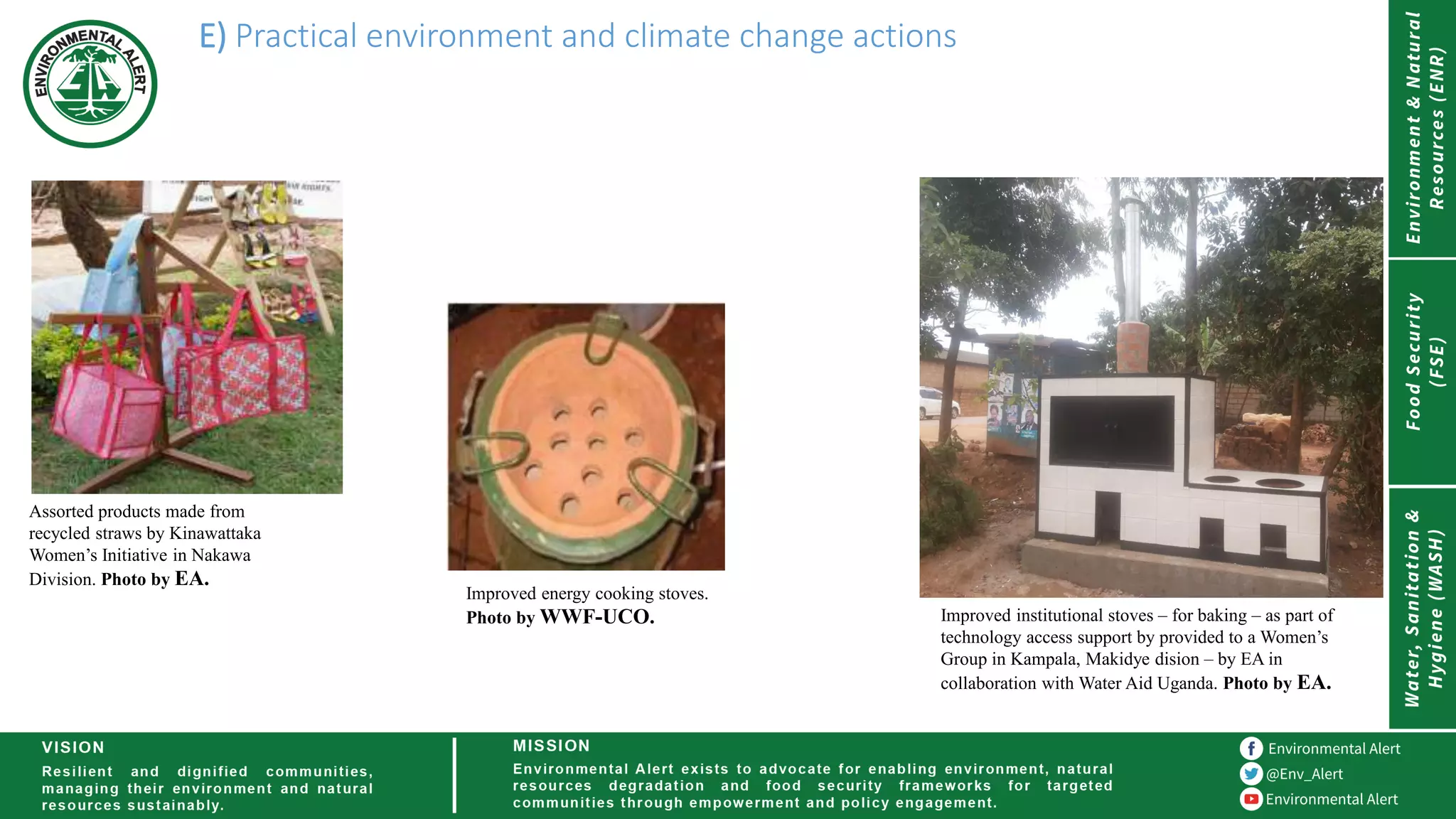 Addressing the Challenge of Climate Change and Environmental ...