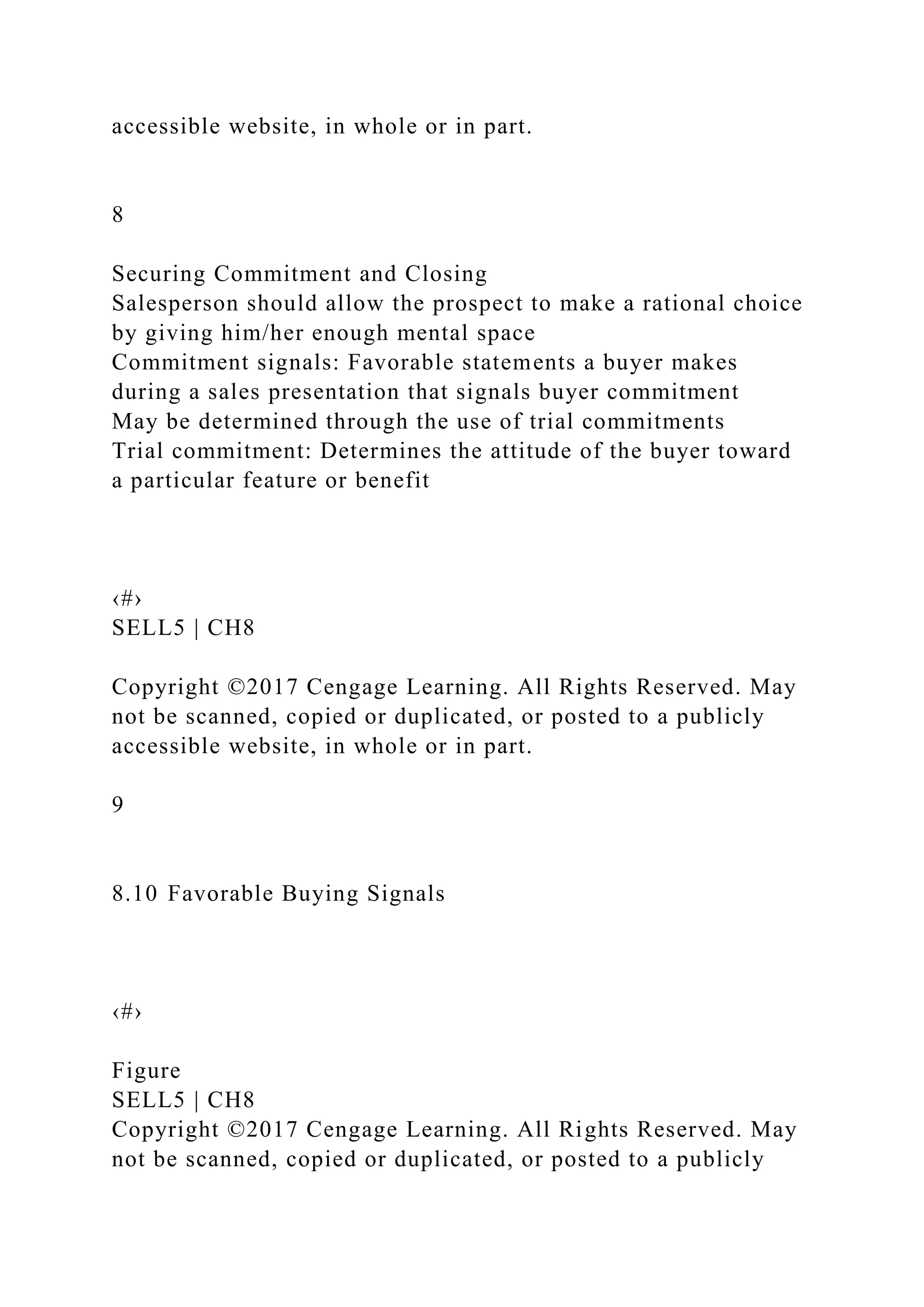 Addressing Concerns and Earning CommitmentCopyright ©2017 Ceng.docx